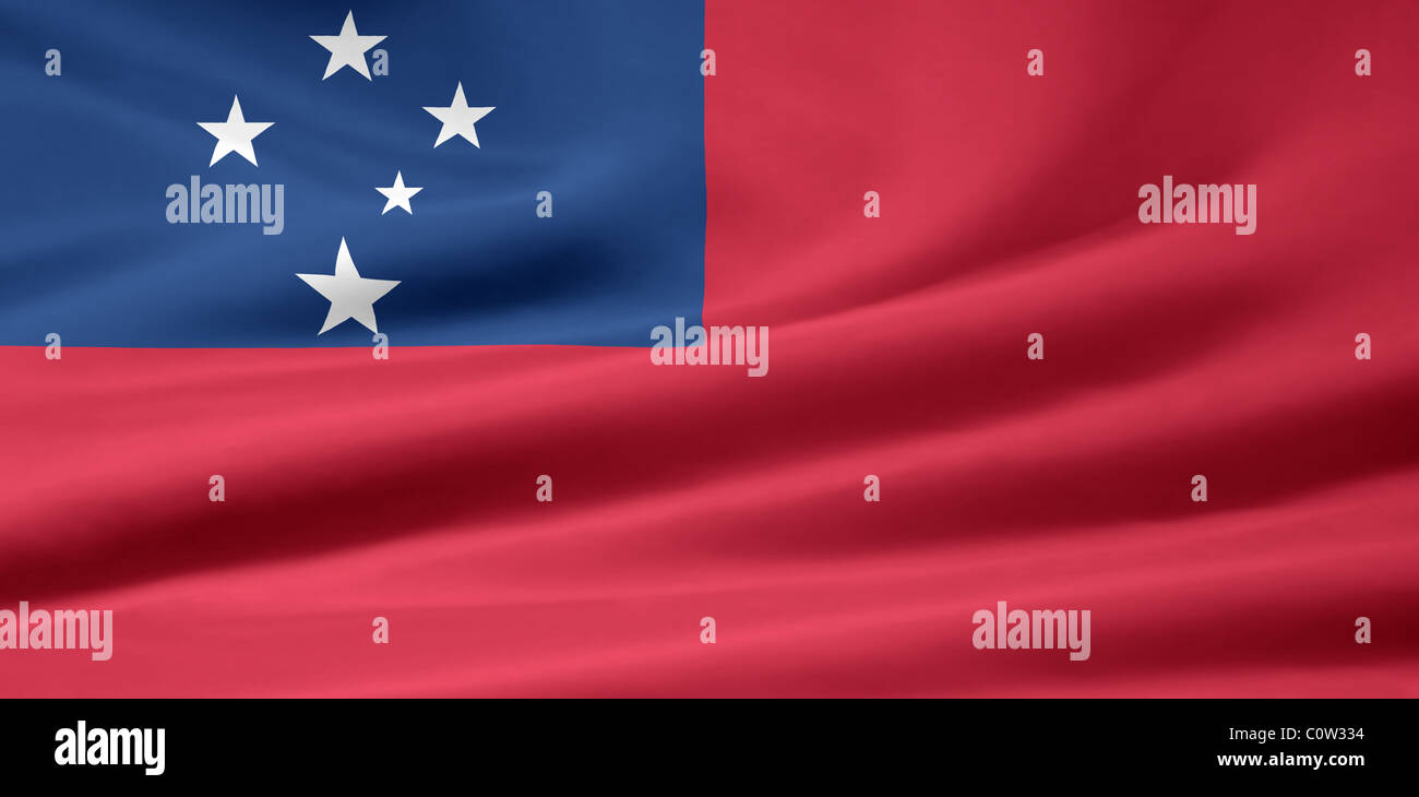 Bandiera samoa immagini e fotografie stock ad alta risoluzione - Alamy