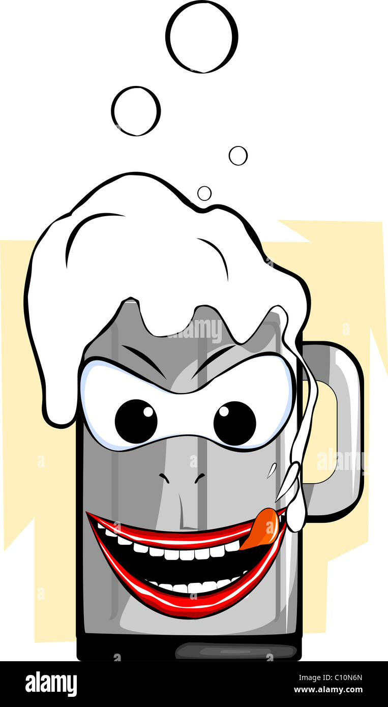 Birra cartoon immagini e fotografie stock ad alta risoluzione - Alamy