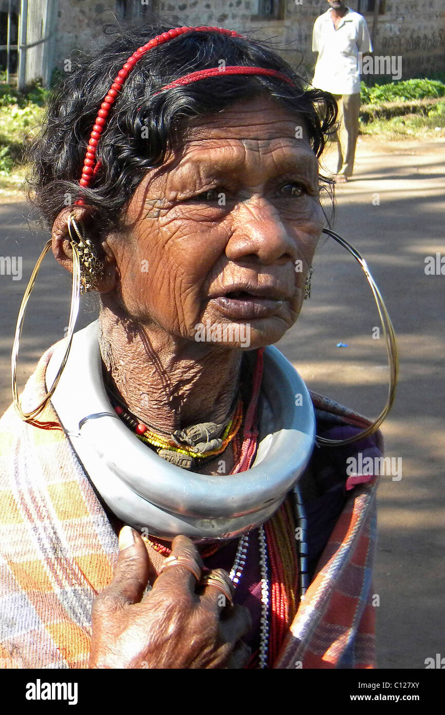 Tribù Gadaba, Orissa, India Foto stock - Alamy