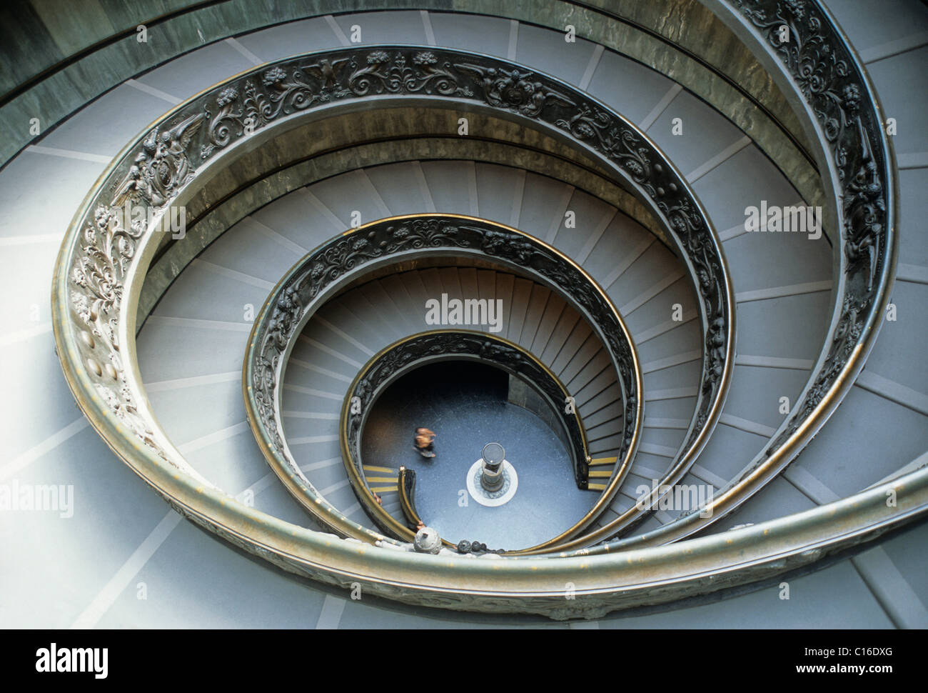 Museo del Vaticano, scale a chiocciola, Vaticano, Roma, Lazio, l'Italia ...