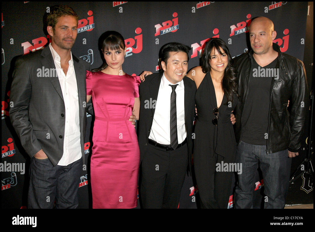 Paul Walker, Jordana Brewster, Justin Lin, Michelle Rodriguez e Vin ...