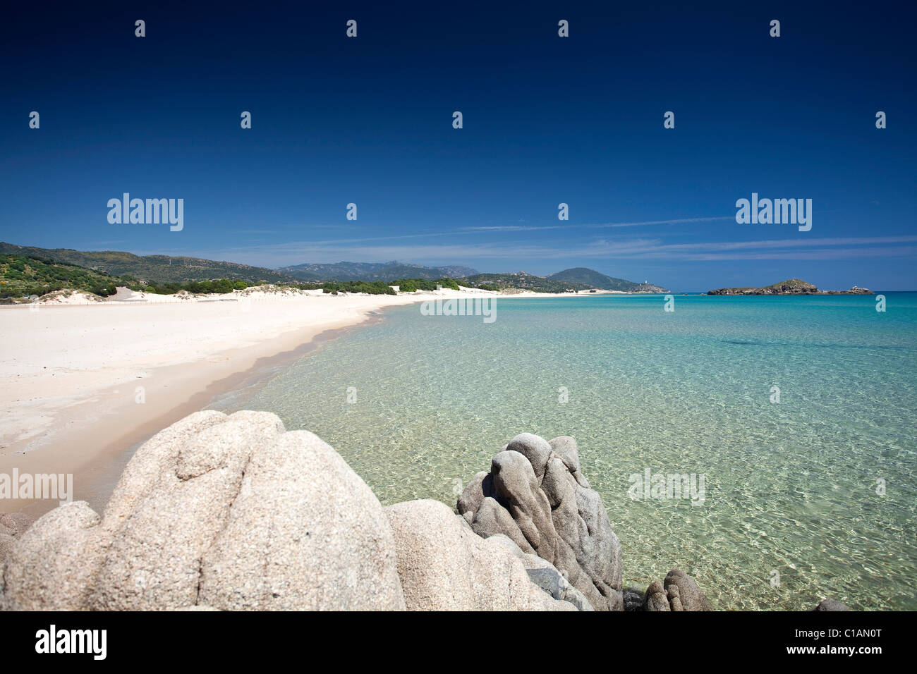 Spiaggia di Su Giudeu beach, Chia, Domus de Maria (CA), Sardegna ...