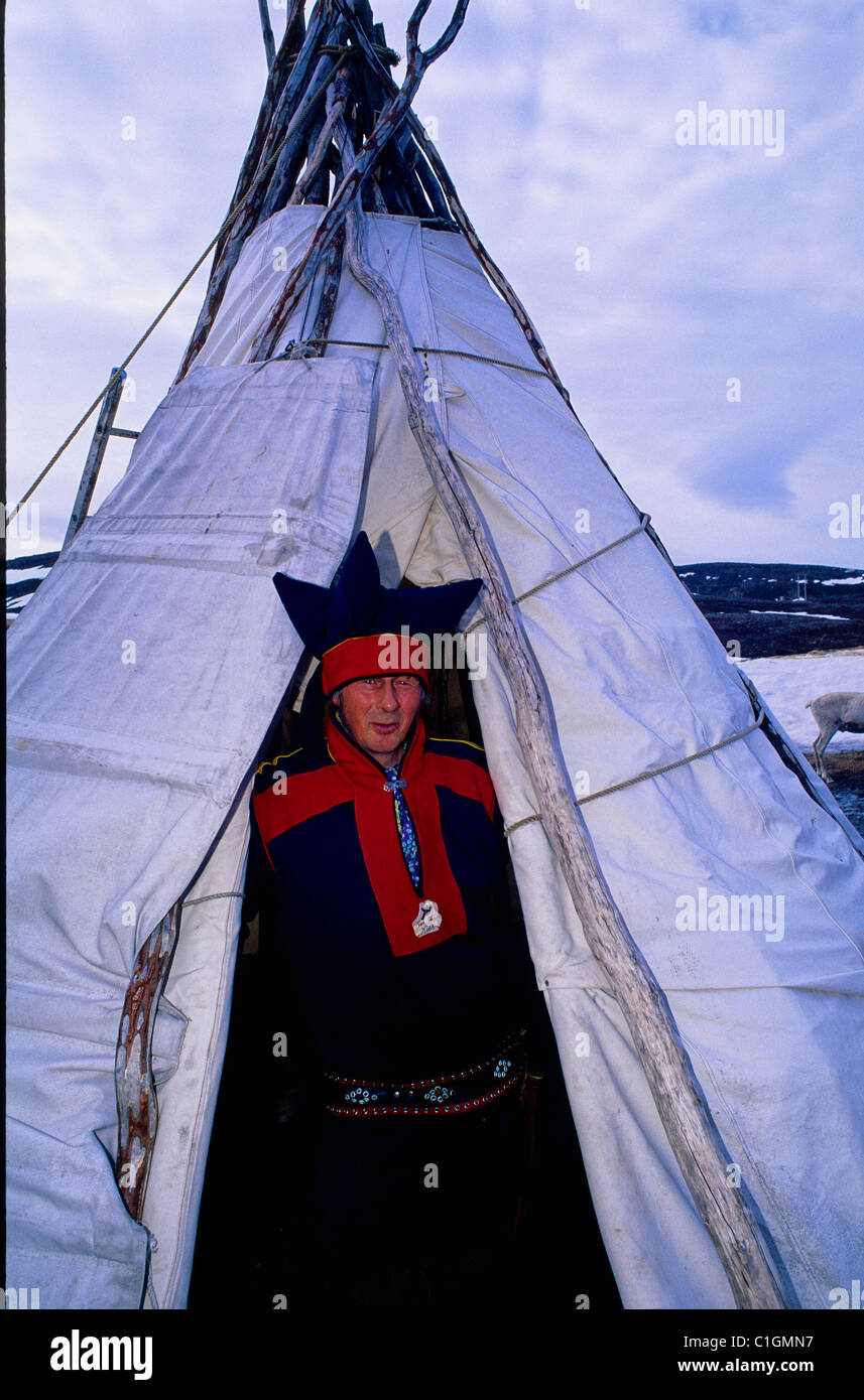 Norvegia, Sami (Lapponi Foto stock - Alamy