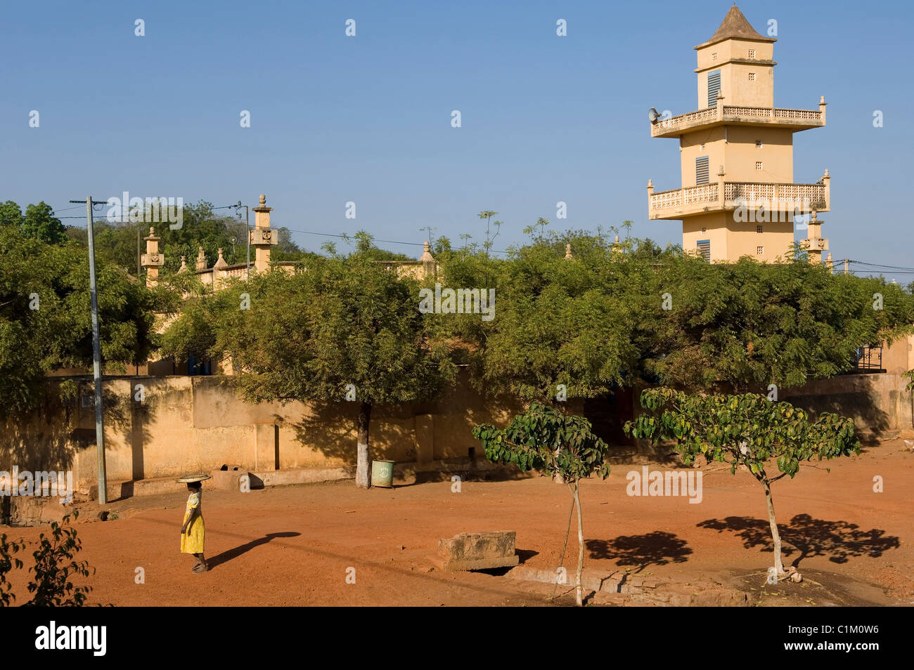 Mali, Segou città sul fiume Niger banche Foto stock - Alamy