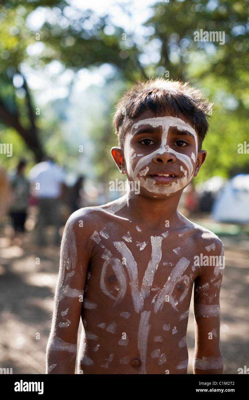 Pittura del corpo aborigena immagini e fotografie stock ad alta ...