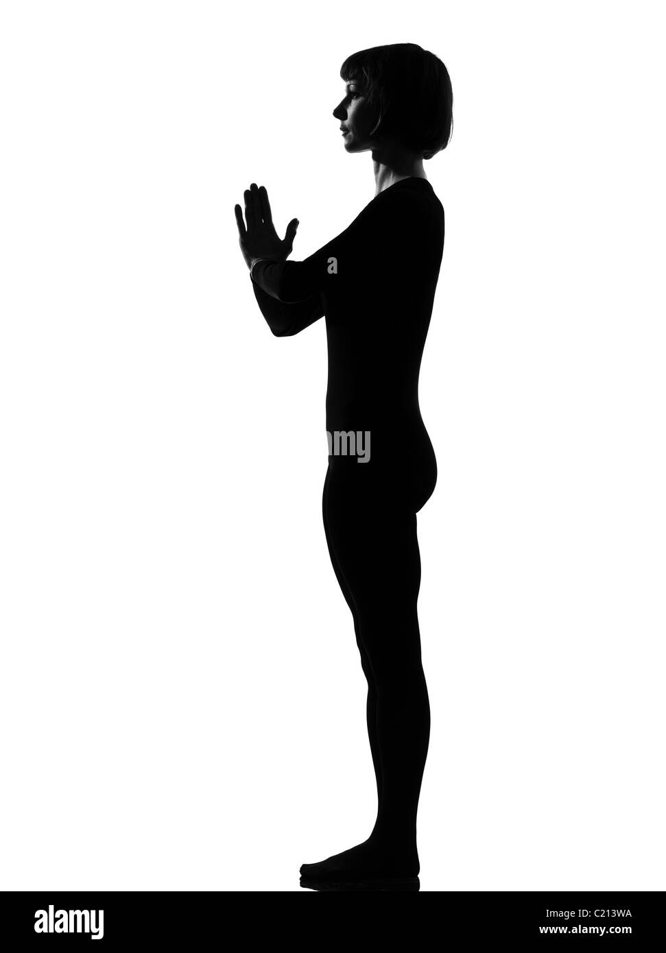 Donna sun salutation yoga surya namaskar assetto posturale in ...