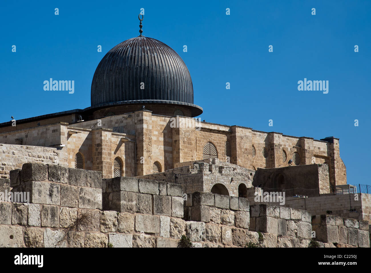 Moschea al aqsa sul monte del tempio immagini e fotografie stock ad ...