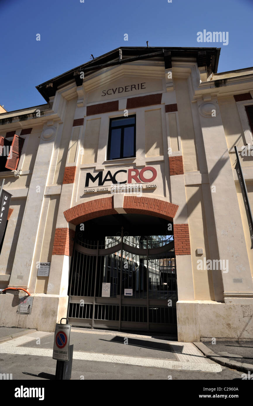 Italia, Roma, Museo Macro, Museo d'Arte Contemporanea Foto stock - Alamy