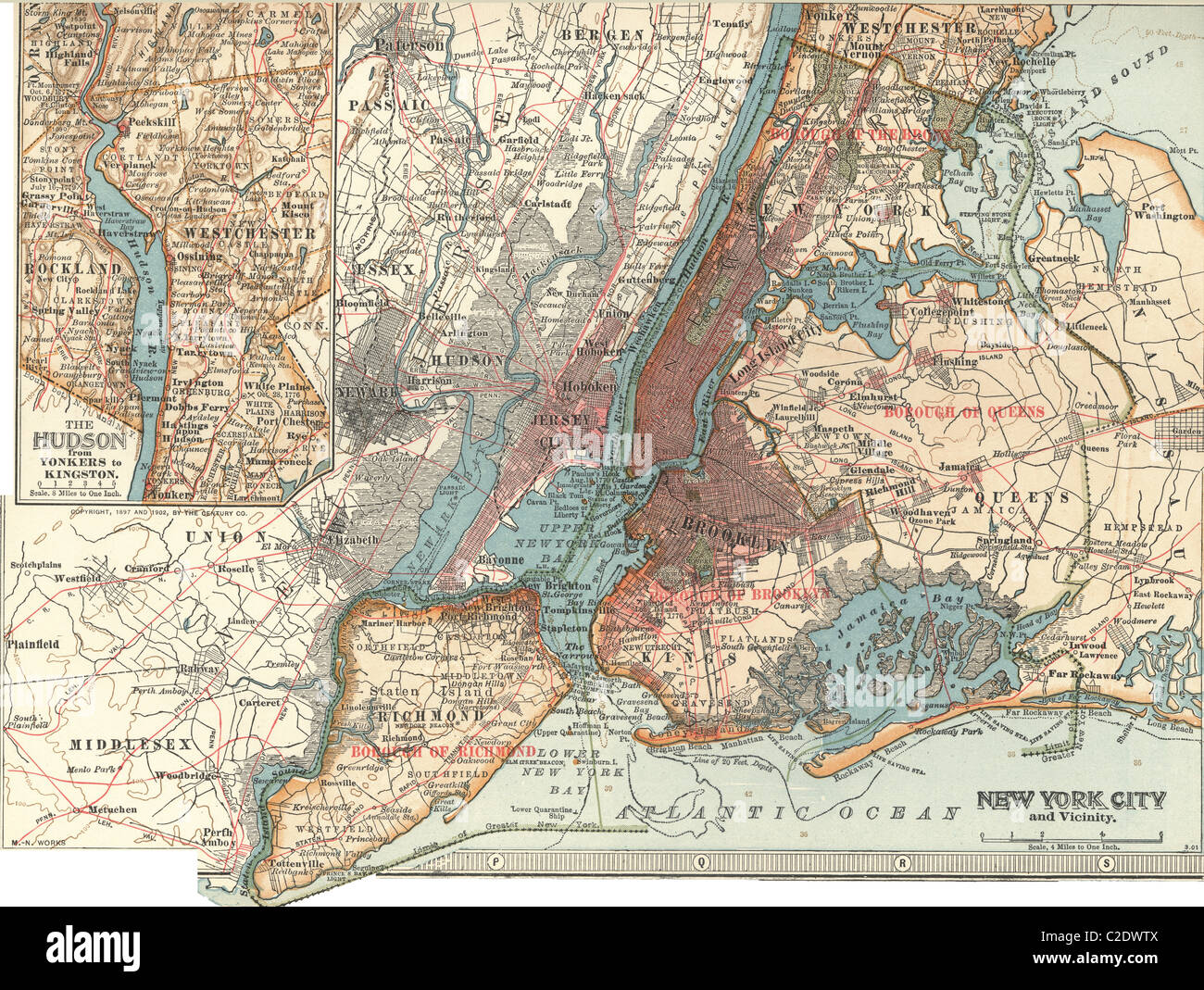 Mappa di new york immagini e fotografie stock ad alta risoluzione - Alamy