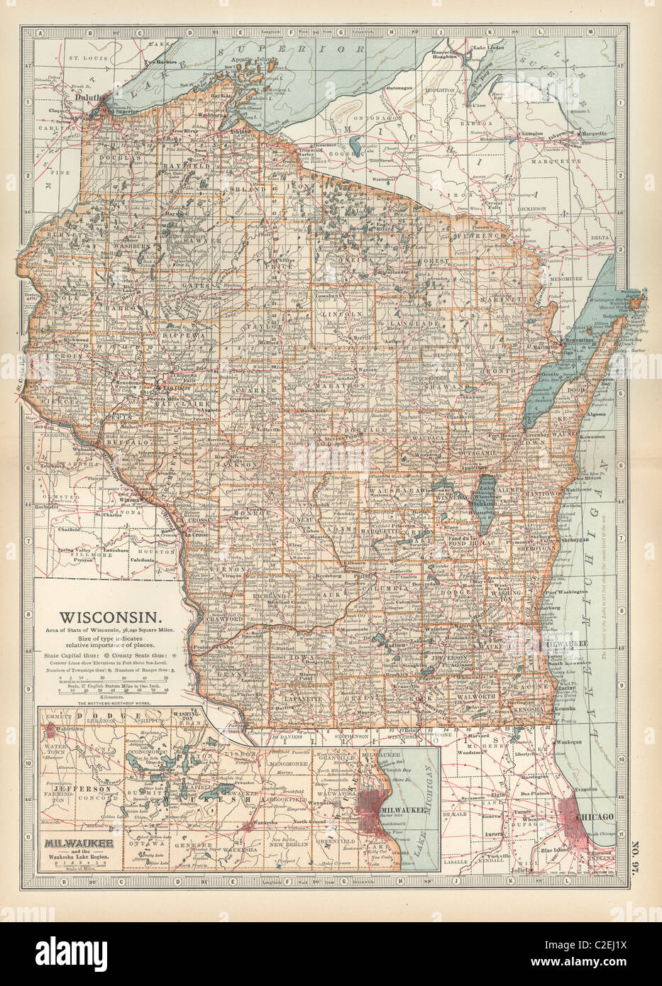 Mappa di wisconsin immagini e fotografie stock ad alta risoluzione - Alamy