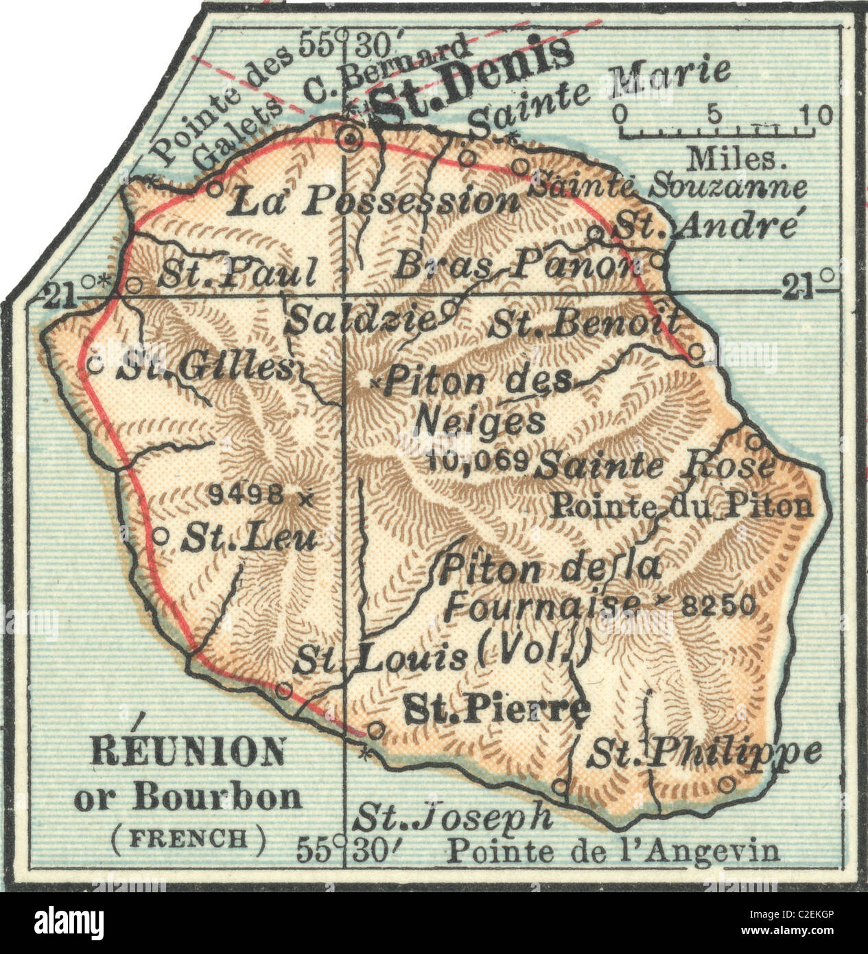 Reunion map immagini e fotografie stock ad alta risoluzione - Alamy