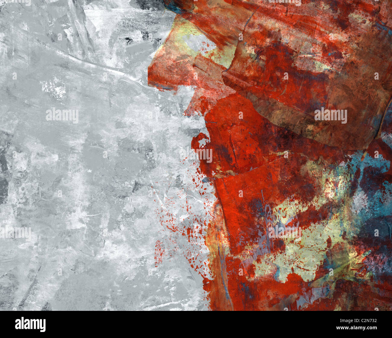 Moderna pittura astratta contemporanea arte fine sfondo di tela o ...