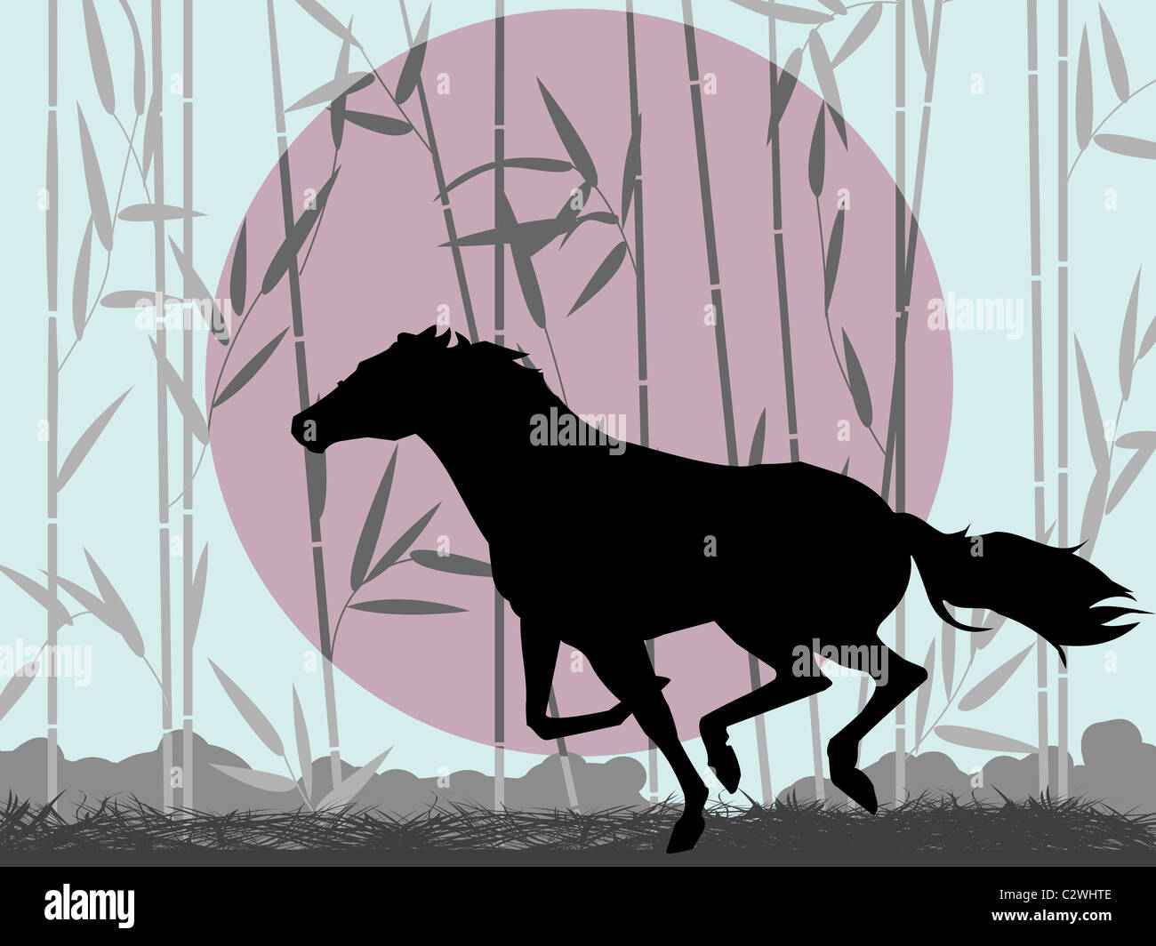 Cavallo stilizzato immagini e fotografie stock ad alta risoluzione - Alamy