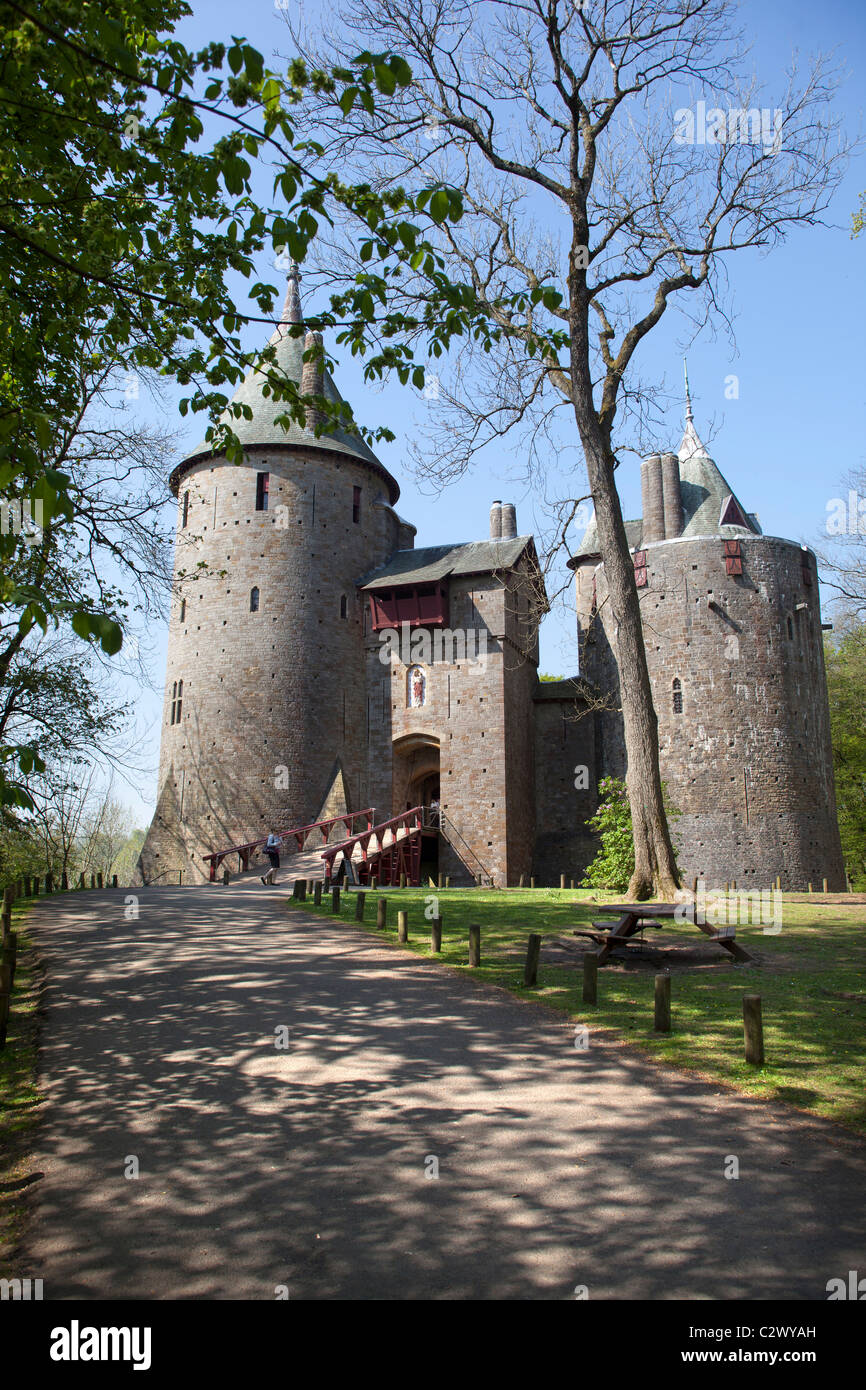 Castell coch castle coch castello rosso immagini e fotografie stock ad ...