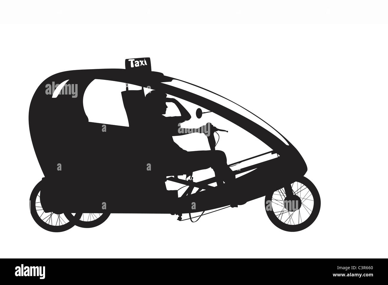 Ciclo di taxi Immagini senza sfondo e Foto Stock ritagliate - Alamy
