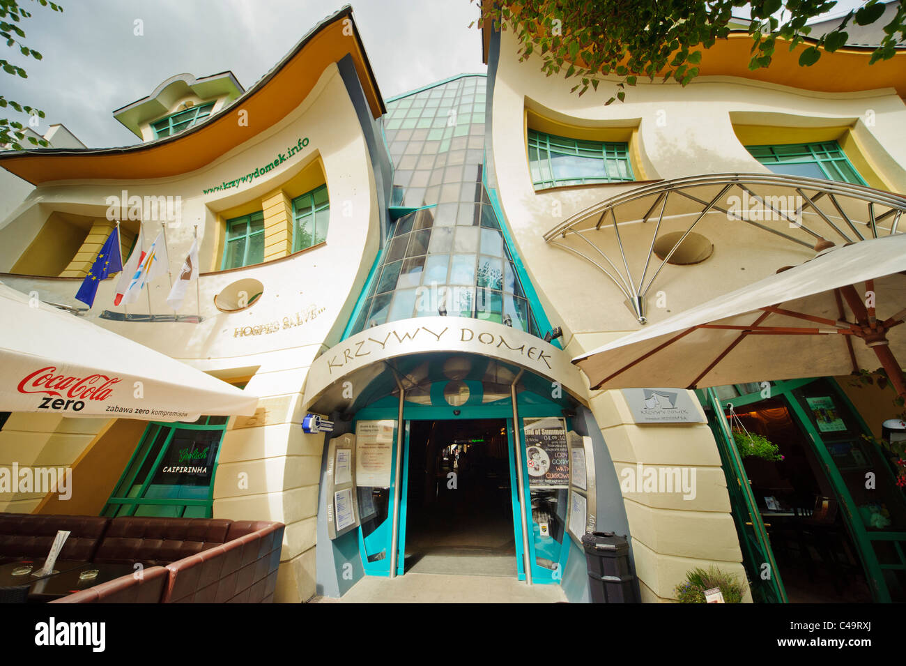 Kryzywy Domek (la casa storta) Sopot, Polonia Foto stock - Alamy