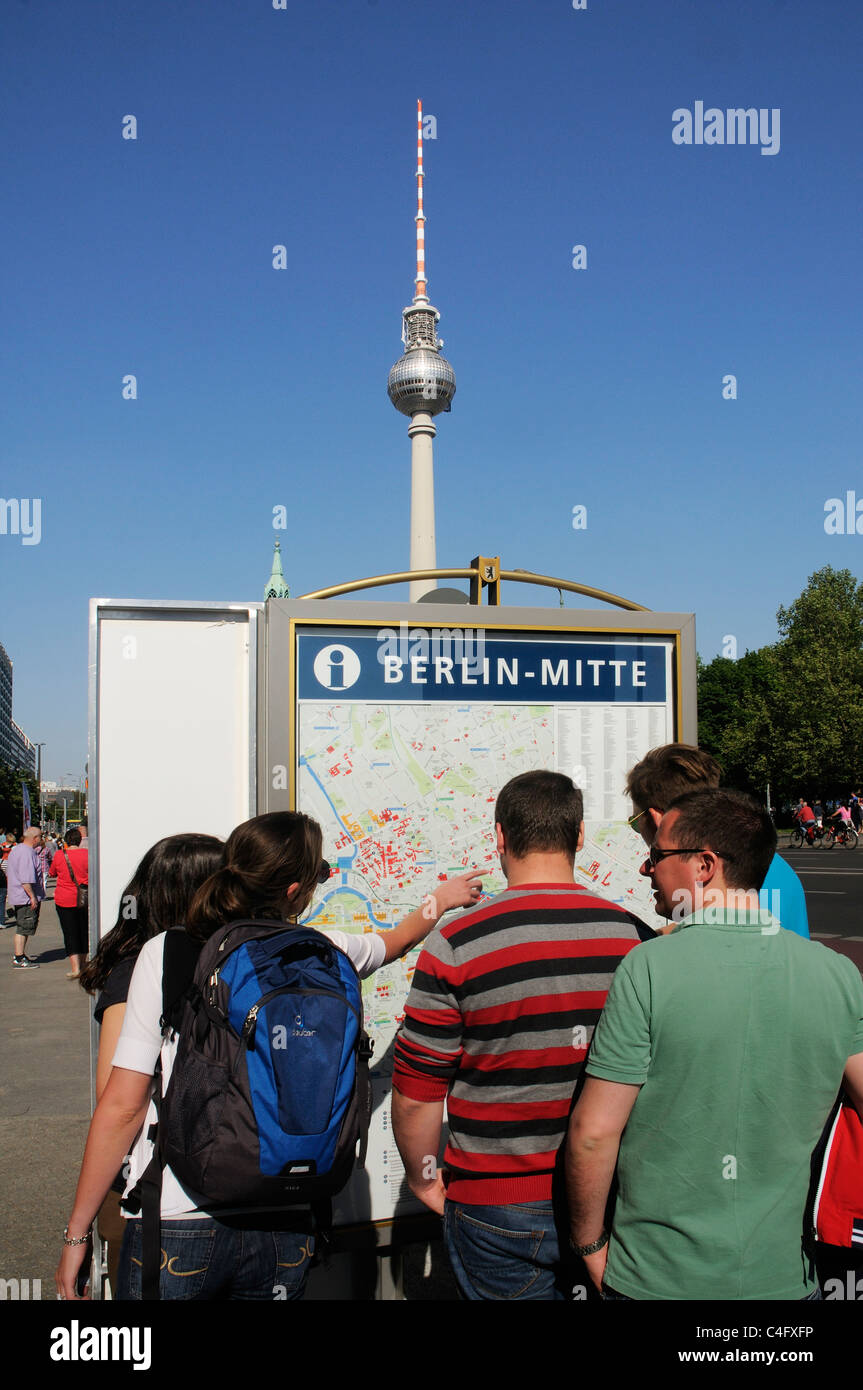 Mappa di berlino mitte immagini e fotografie stock ad alta risoluzione ...