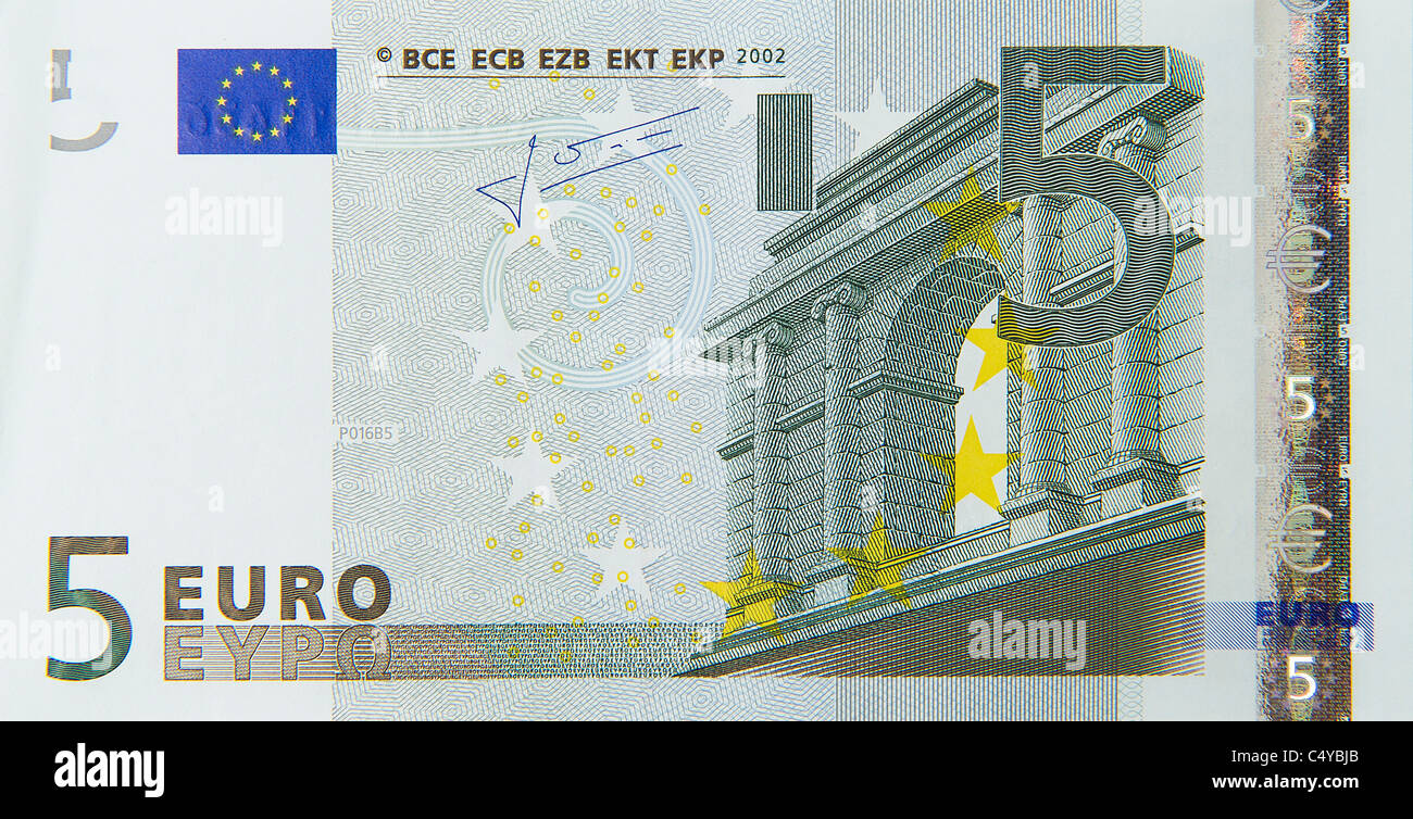 5 euro bill immagini e fotografie stock ad alta risoluzione - Alamy