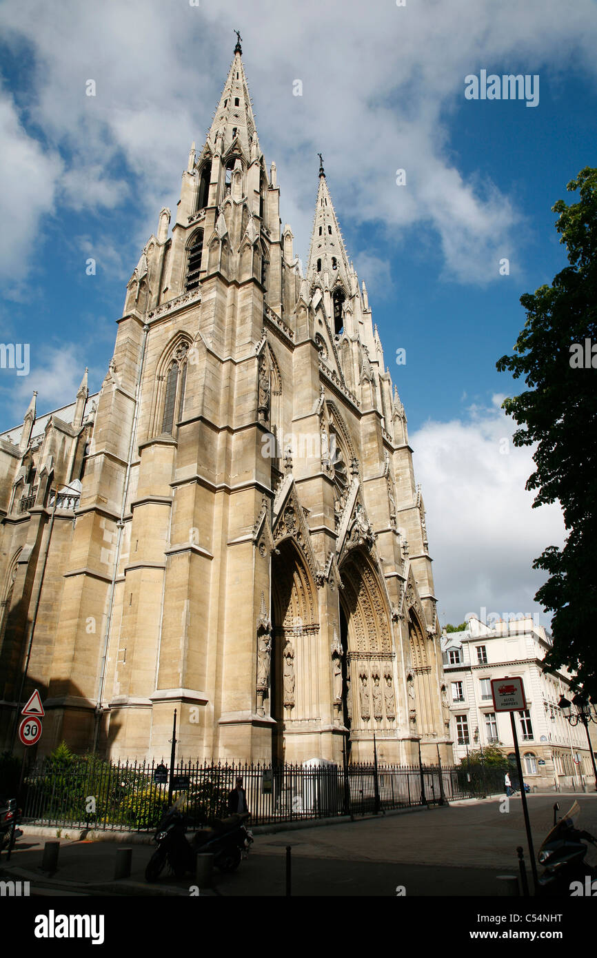 Architettura gotica facciata parigina immagini e fotografie stock ad ...
