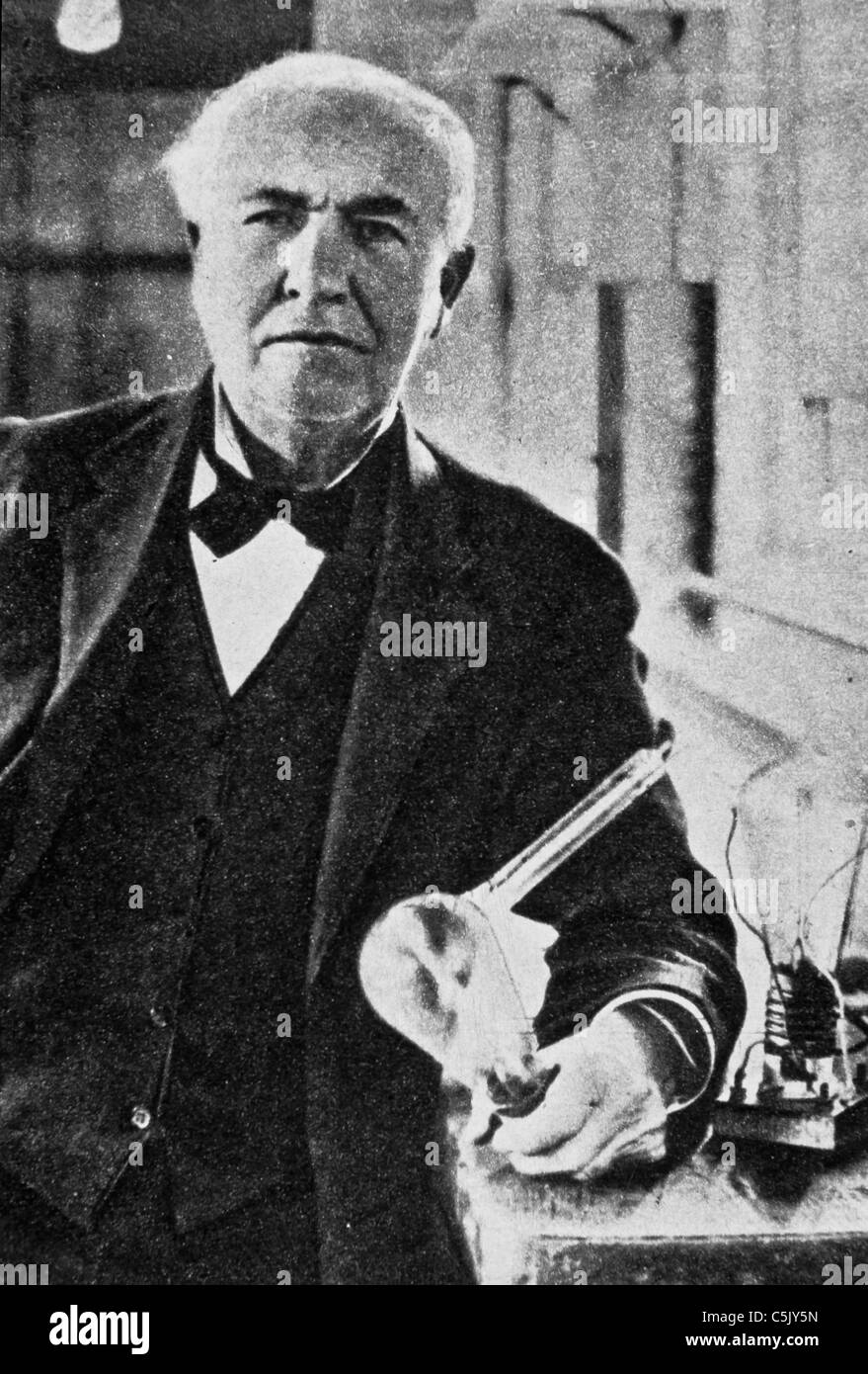 Thomas edison immagini e fotografie stock ad alta risoluzione - Alamy