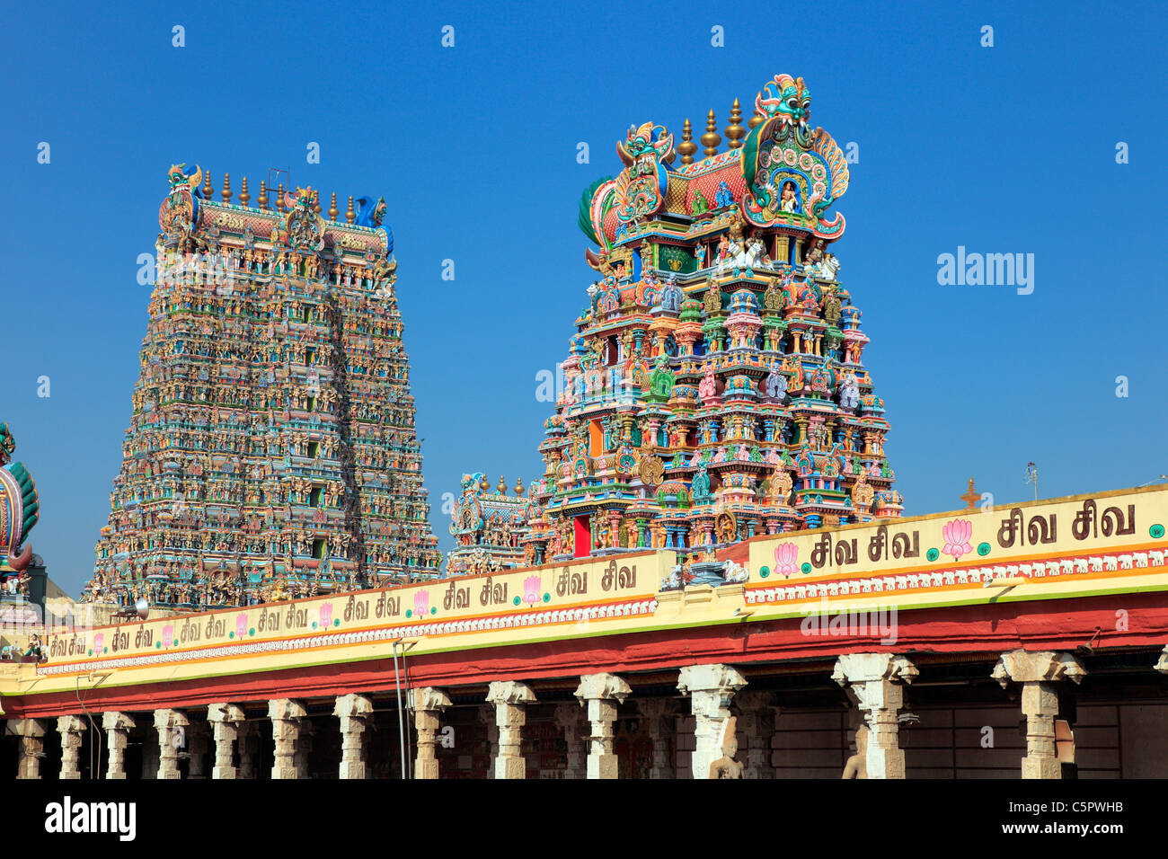 Madurai meenakshi amman temple immagini e fotografie stock ad alta risoluzione - Alamy