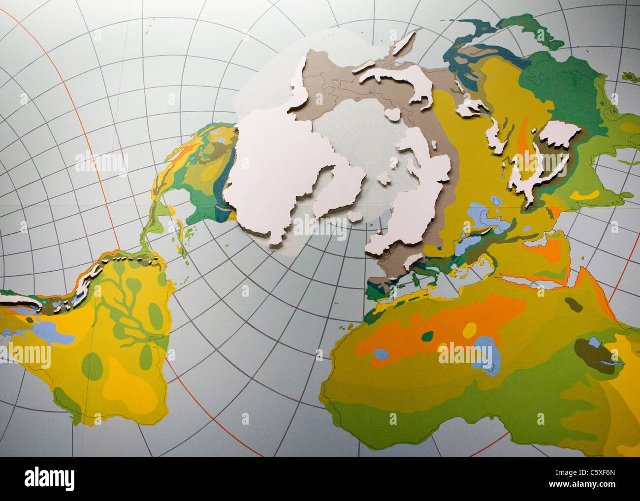 Carta geografica emisfero nord immagini e fotografie stock ad alta ...
