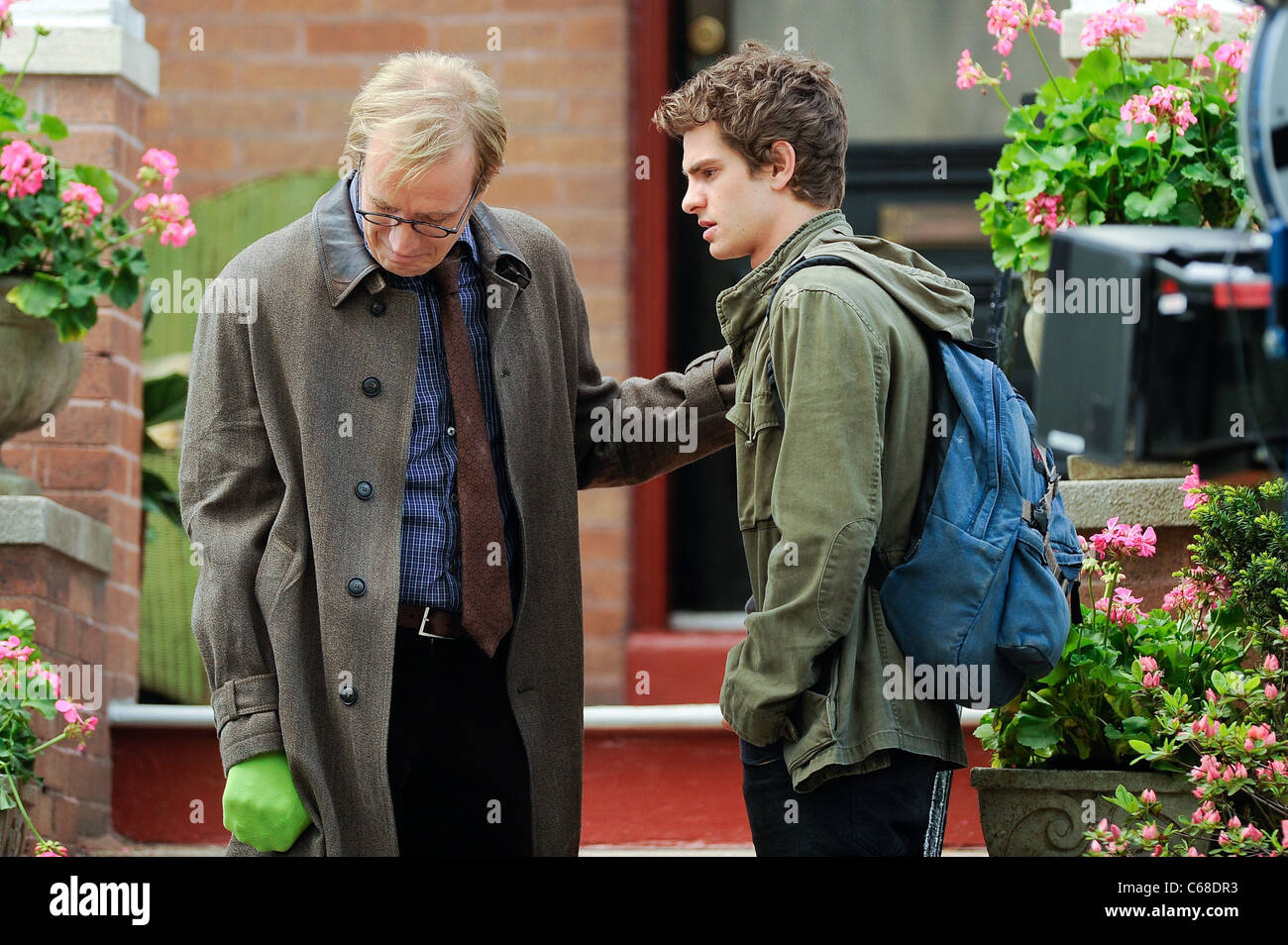 Rhys Ifans, Andrew Garfield, film una scena presso il fantastico SPIDER ...
