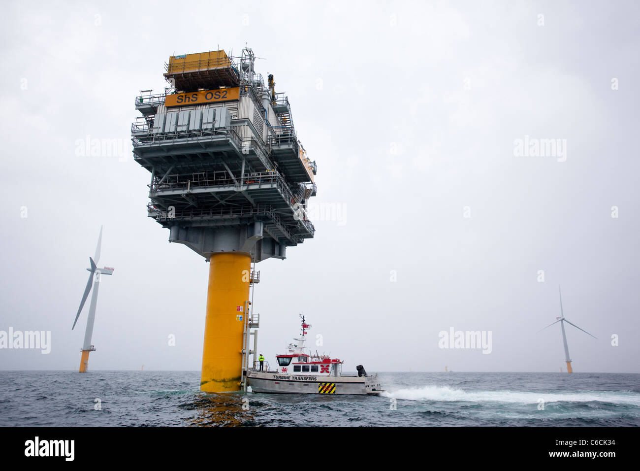 Sheringham Shoal Offshore Wind Farm. Foto:Jeff Gilbert Foto stock - Alamy