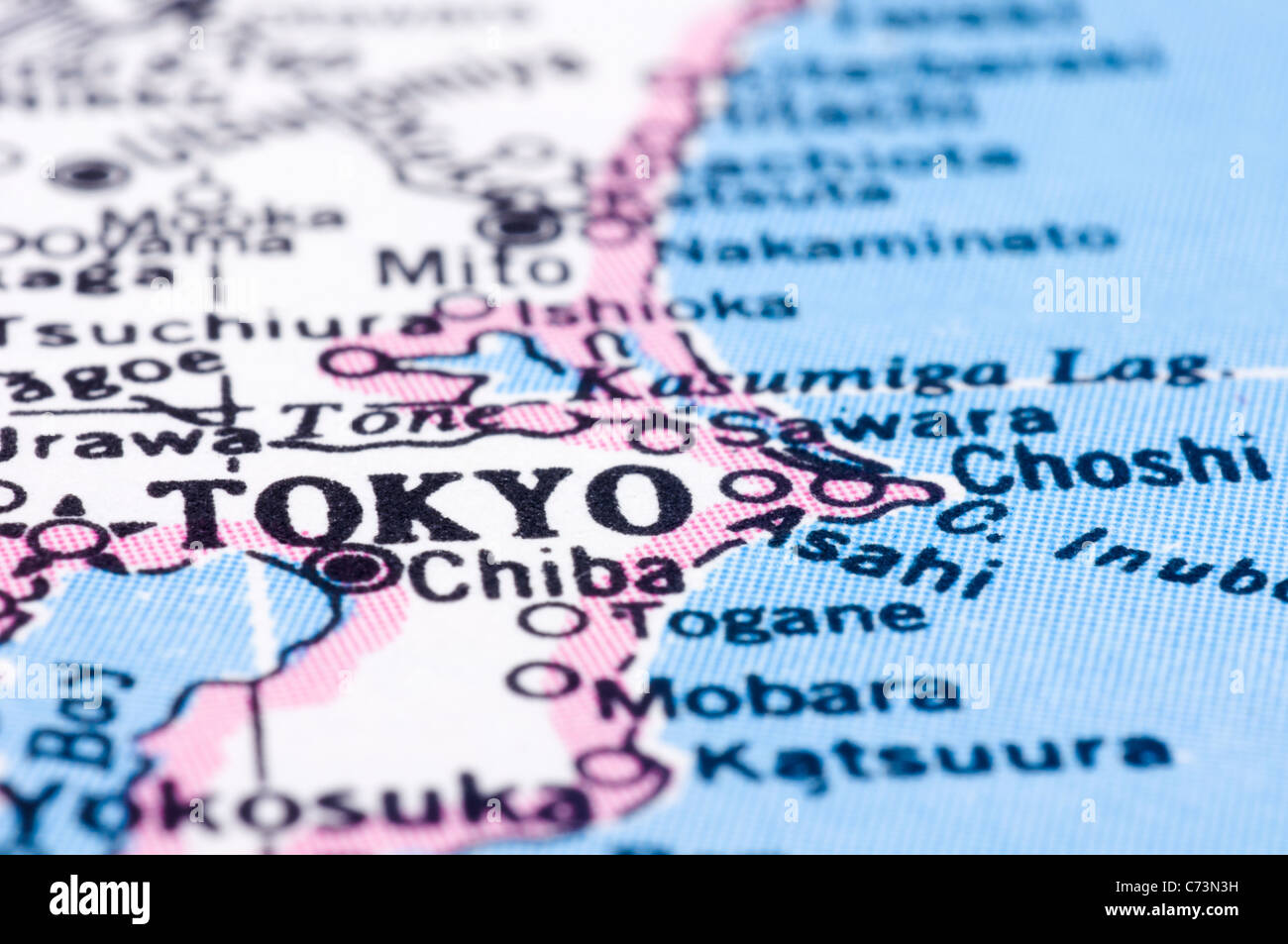 Giappone cartina tokyo immagini e fotografie stock ad alta risoluzione ...