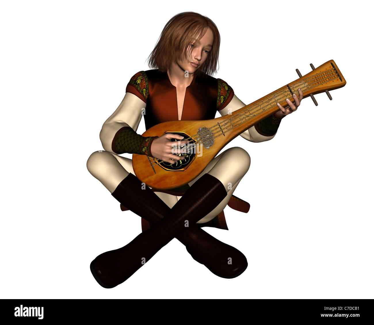Menestrello che suona il liuto immagini e fotografie stock ad alta ...