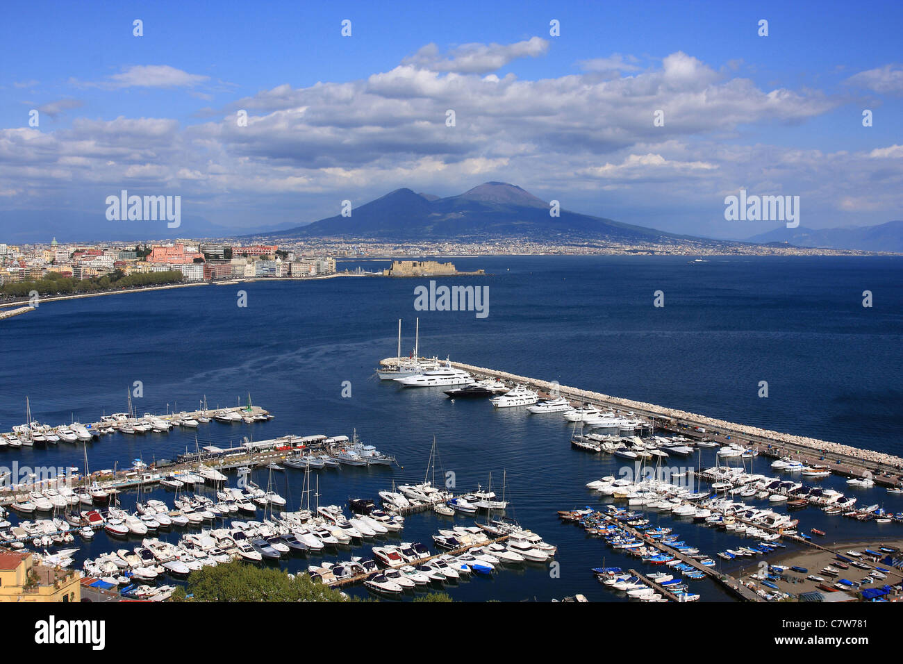 Vulcano vesuvio e il golfo di napoli immagini e fotografie stock ad ...