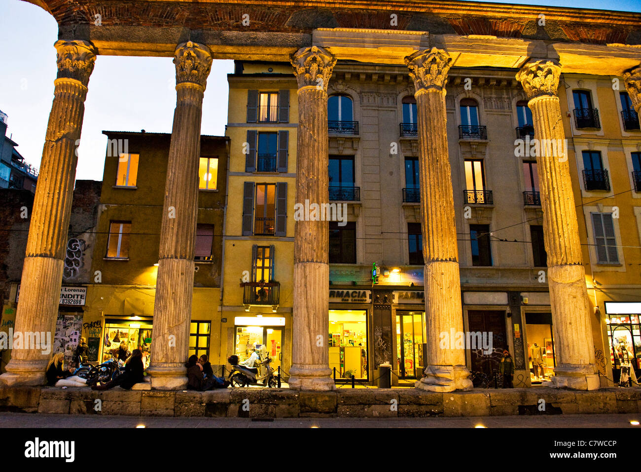 Le colonne di san lorenzo immagini e fotografie stock ad alta ...