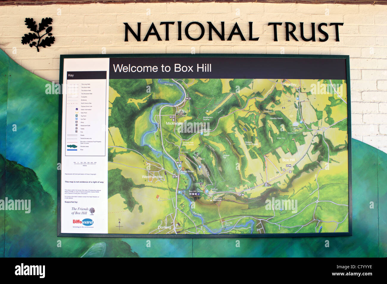 Mappa di box hill immagini e fotografie stock ad alta risoluzione - Alamy