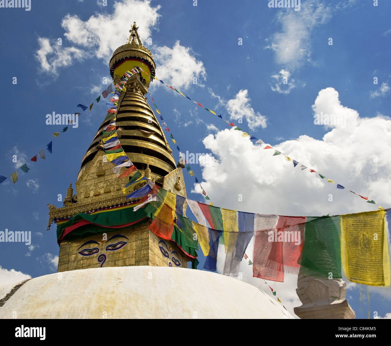 Il tempio buddista di Swayambhunath - noto anche come Tempio delle ...
