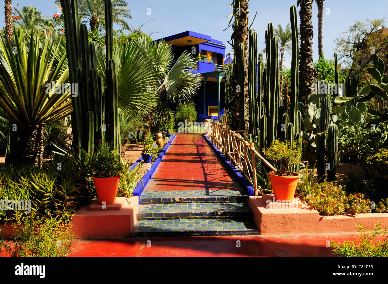 Jardin Majorelle, Marrakech, Marocco Foto stock - Alamy Jardin Majorelle, Marrakech, Marocco Foto stock - Alamy