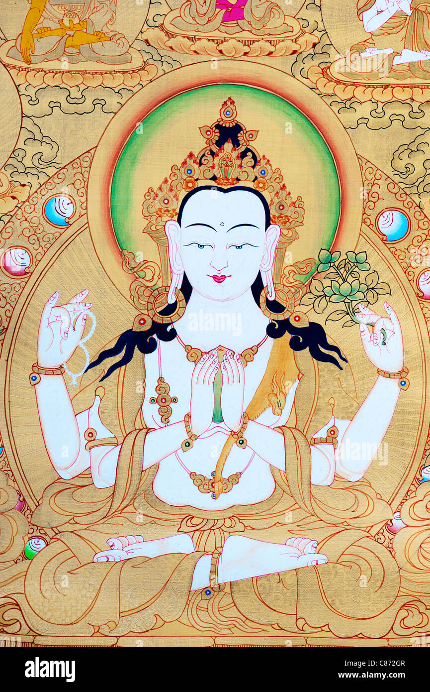 Dea bianca tara tibetana immagini e fotografie stock ad alta ...