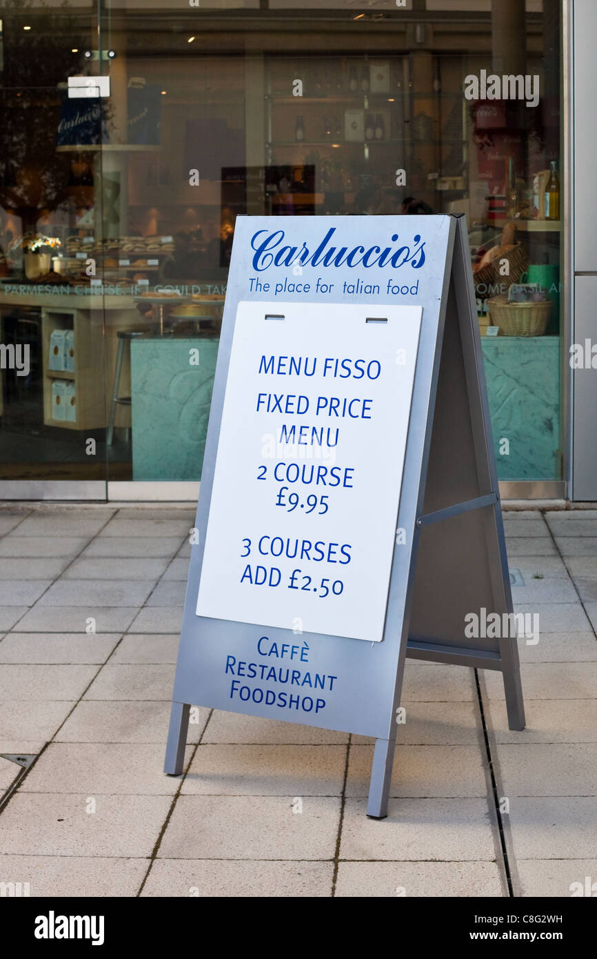 Menu a prezzo fisso immagini e fotografie stock ad alta risoluzione - Alamy