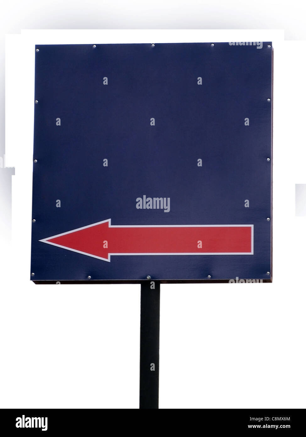 Cartello stradale con la freccia immagini e fotografie stock ad alta ...