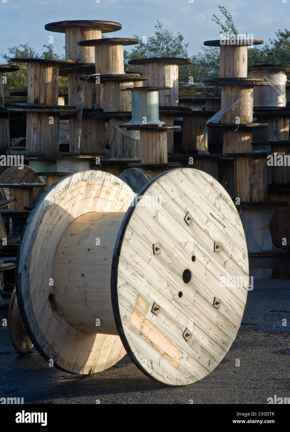 Fusti accatastati immagini e fotografie stock ad alta risoluzione - Alamy