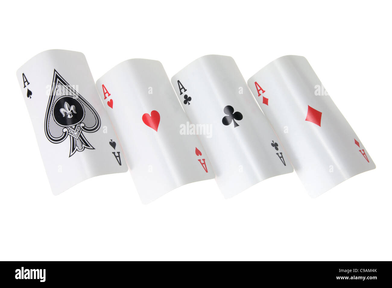 Quattro assi e sfondo bianco immagini e fotografie stock ad alta ...