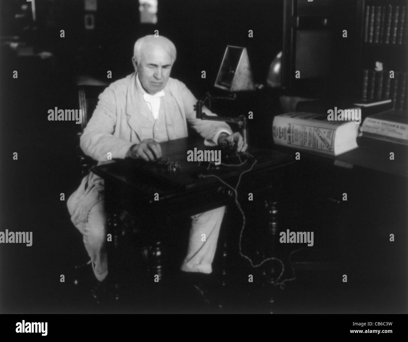 Thomas alva edison 1847 1931 inventore americano Foto e Immagini Stock ...