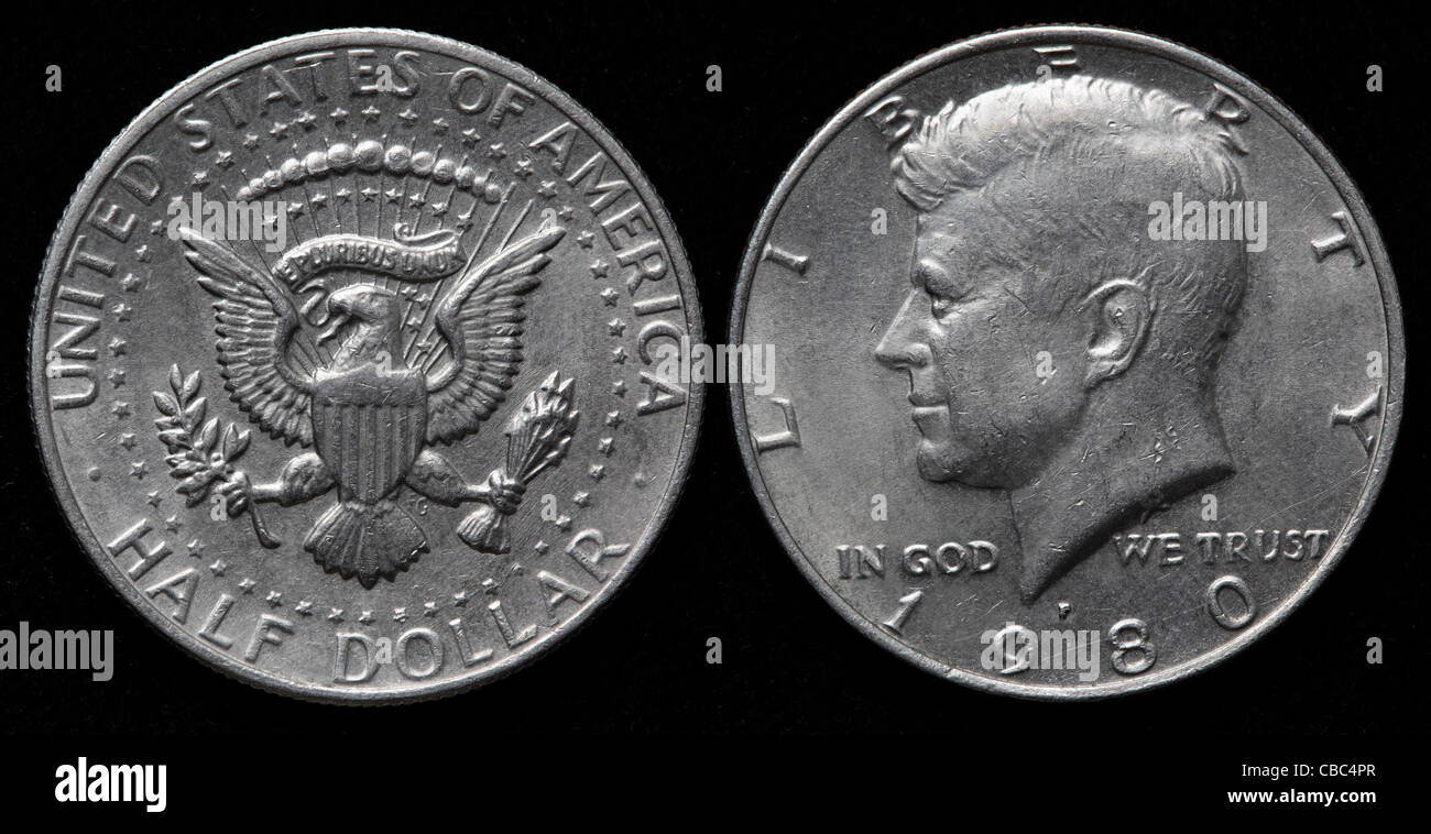 Moneta da mezzo dollaro degli stati uniti immagini e fotografie stock ...