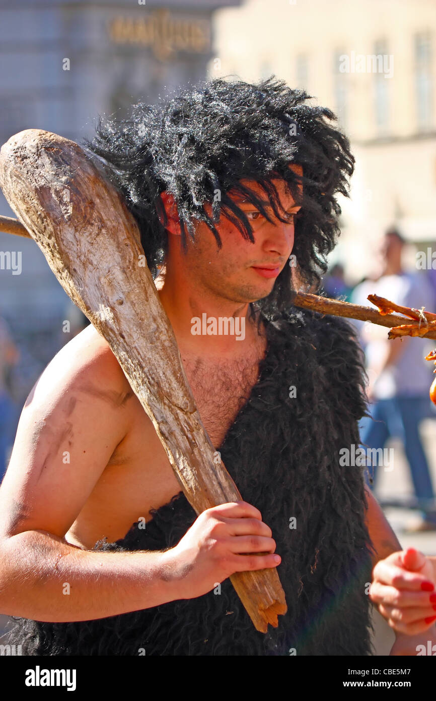 Neanderthal con l'uomo preistorico di neanderthal immagini e fotografie ...