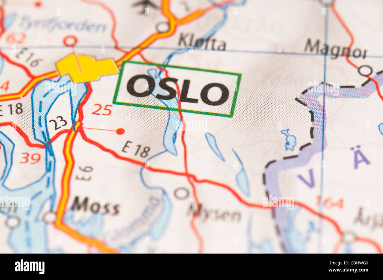 Mappa di oslo immagini e fotografie stock ad alta risoluzione - Alamy