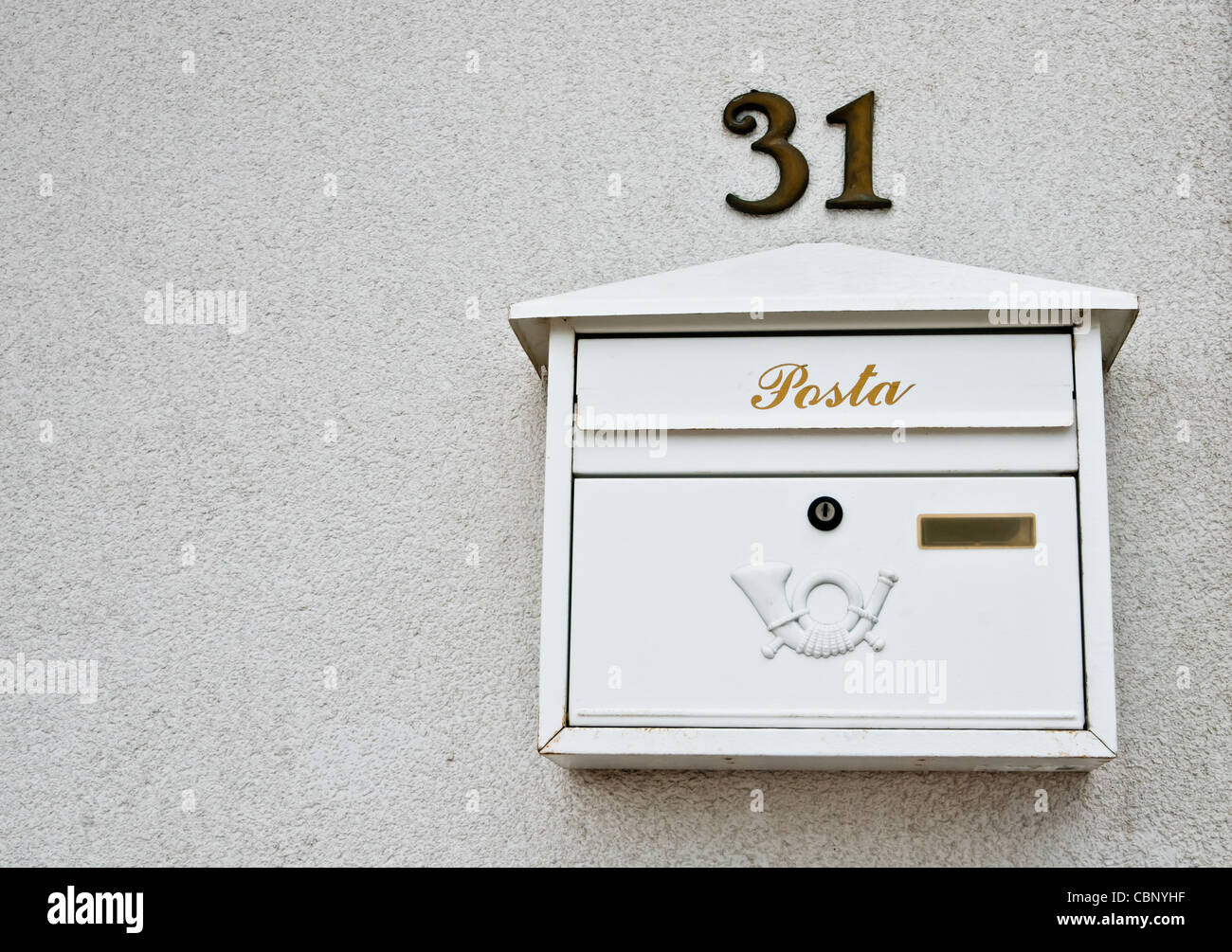 Casella postale bianca immagini e fotografie stock ad alta risoluzione ...