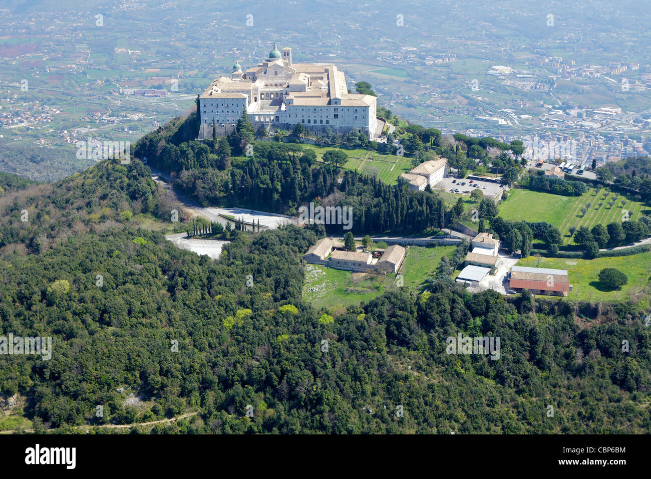Il monastero di Montecassino Foto stock - Alamy
