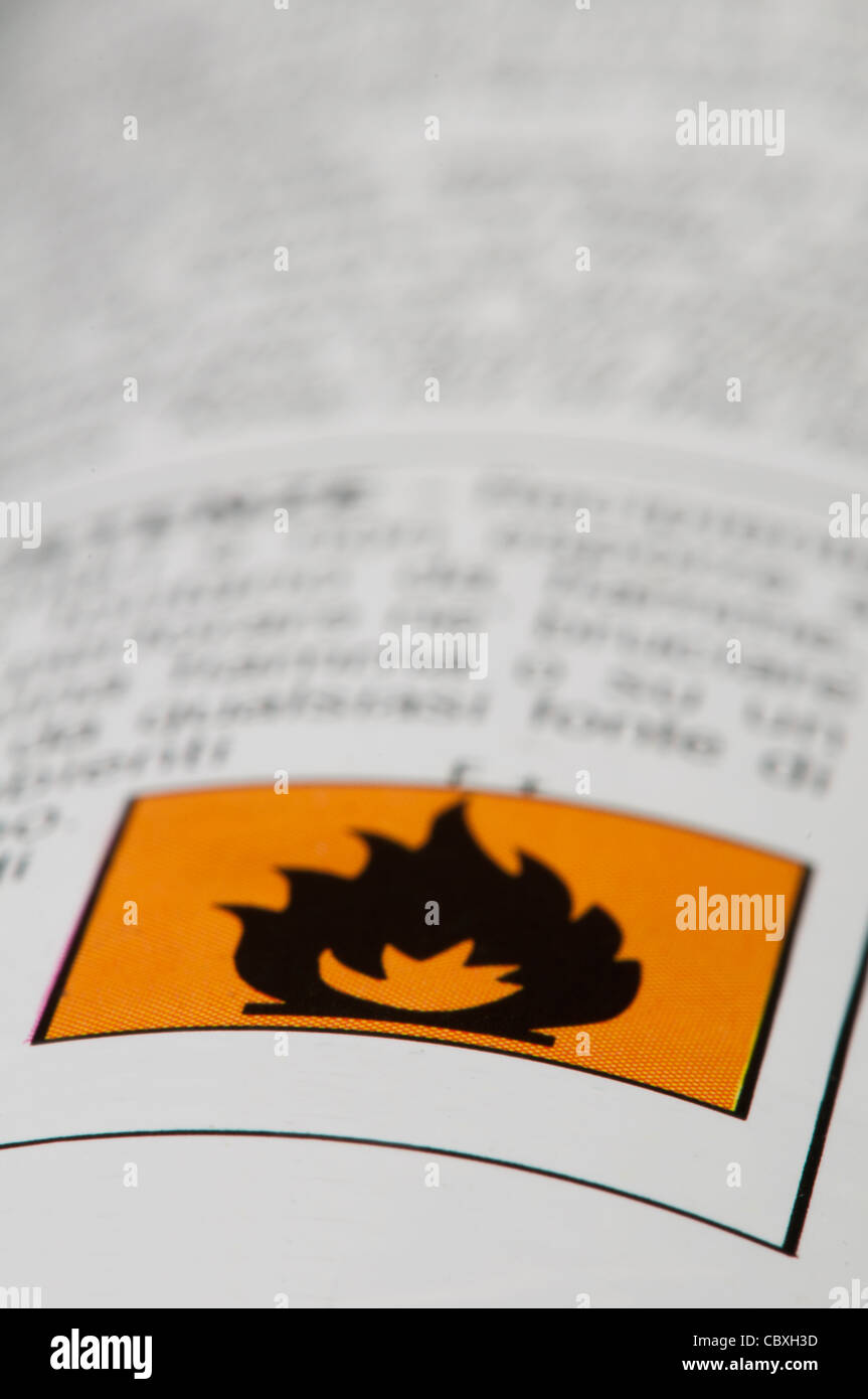 Segno simbolo infiammabile immagini e fotografie stock ad alta ...