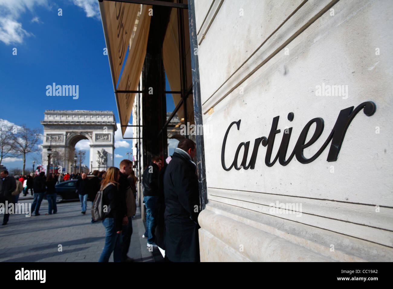 Shopping di lusso delle costruzioni di parigi immagini e fotografie ...