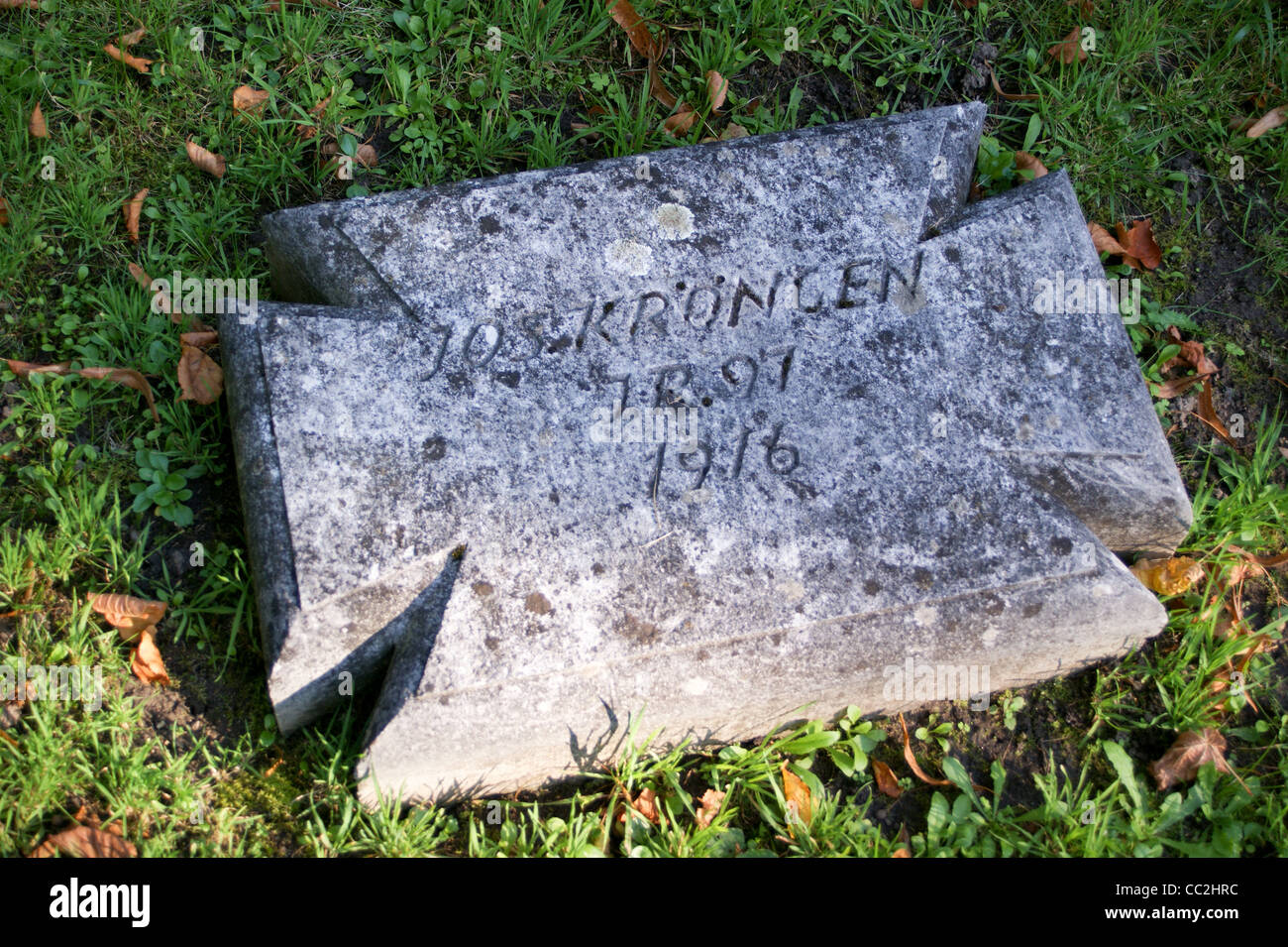 Ww1 tombstone grass friedhof sepoltura 1 guerra mondiale cimitero ...