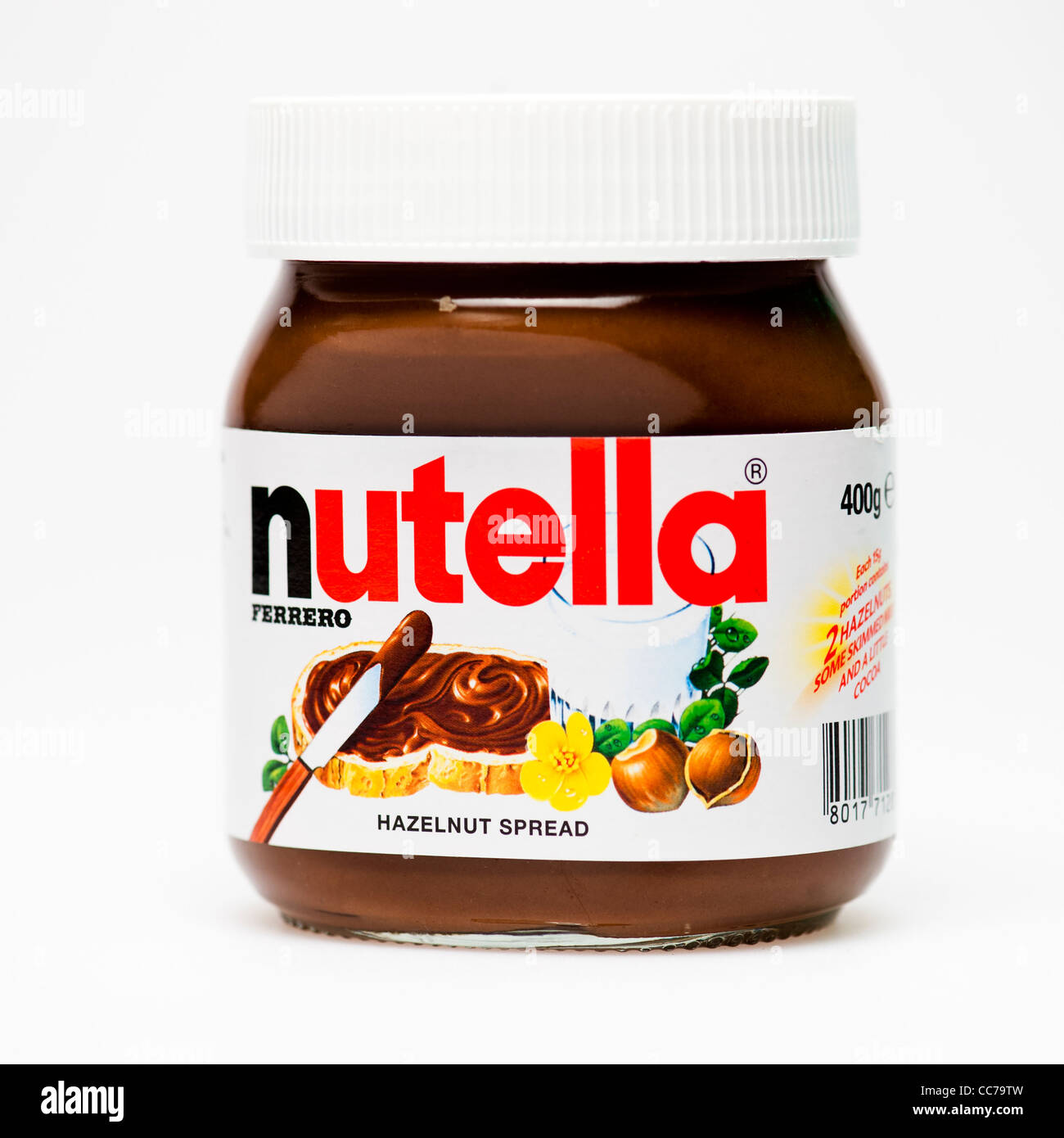 Barattolo di nutella tagliato immagini e fotografie stock ad alta ...